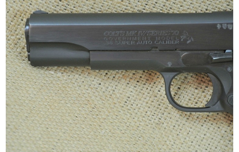 " VERKAUFT " Halbautomatische Pistole, Colt Mod. Goverment (1911) , Kal. .38 Super Auto